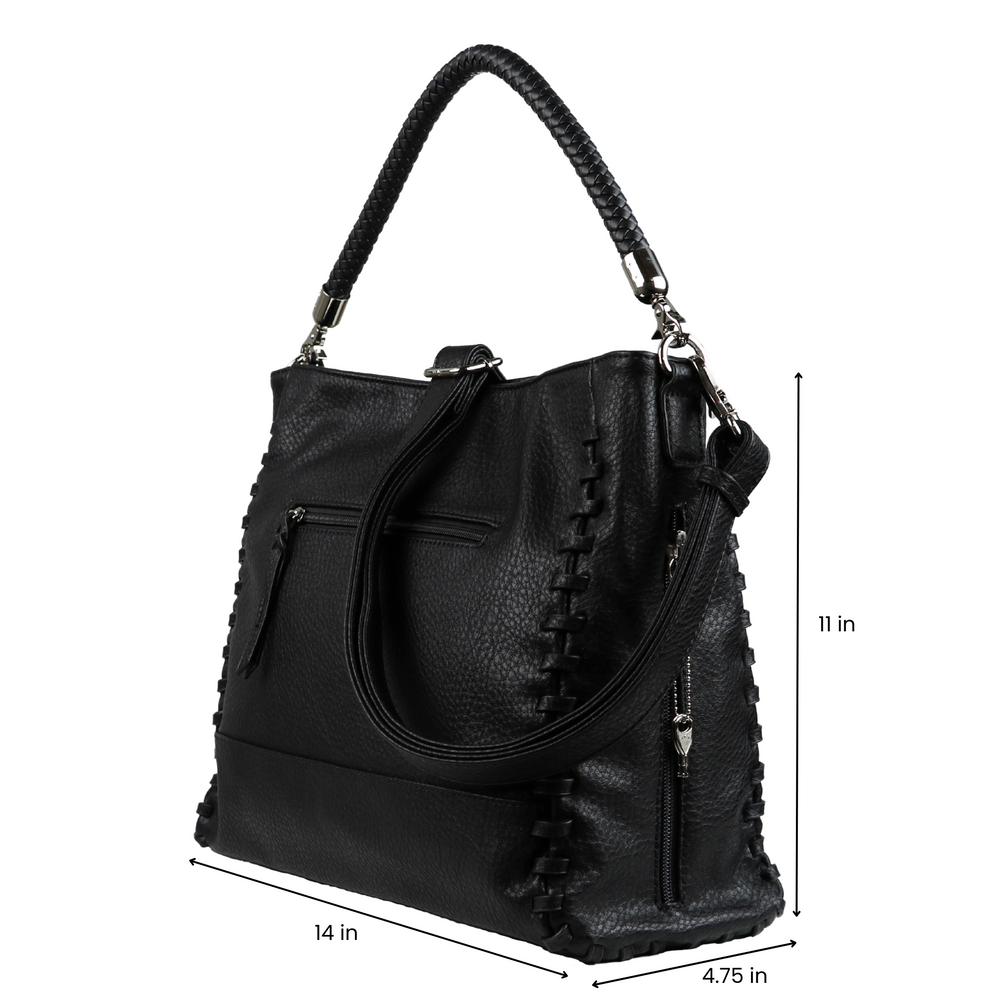 Lily Faux-Leather Tote | Concealed Carry Purses for Women